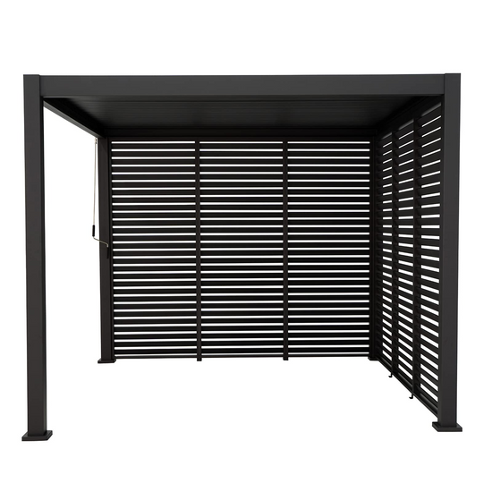 Louvered Privacy Divider Aluminum Wall (Pergola NOT Included) – SORARA ...