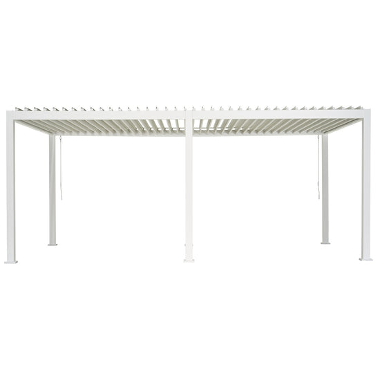 SORARA Mirador 111S Louvered Pergola Aluminum Gazebo with Adjustable R ...