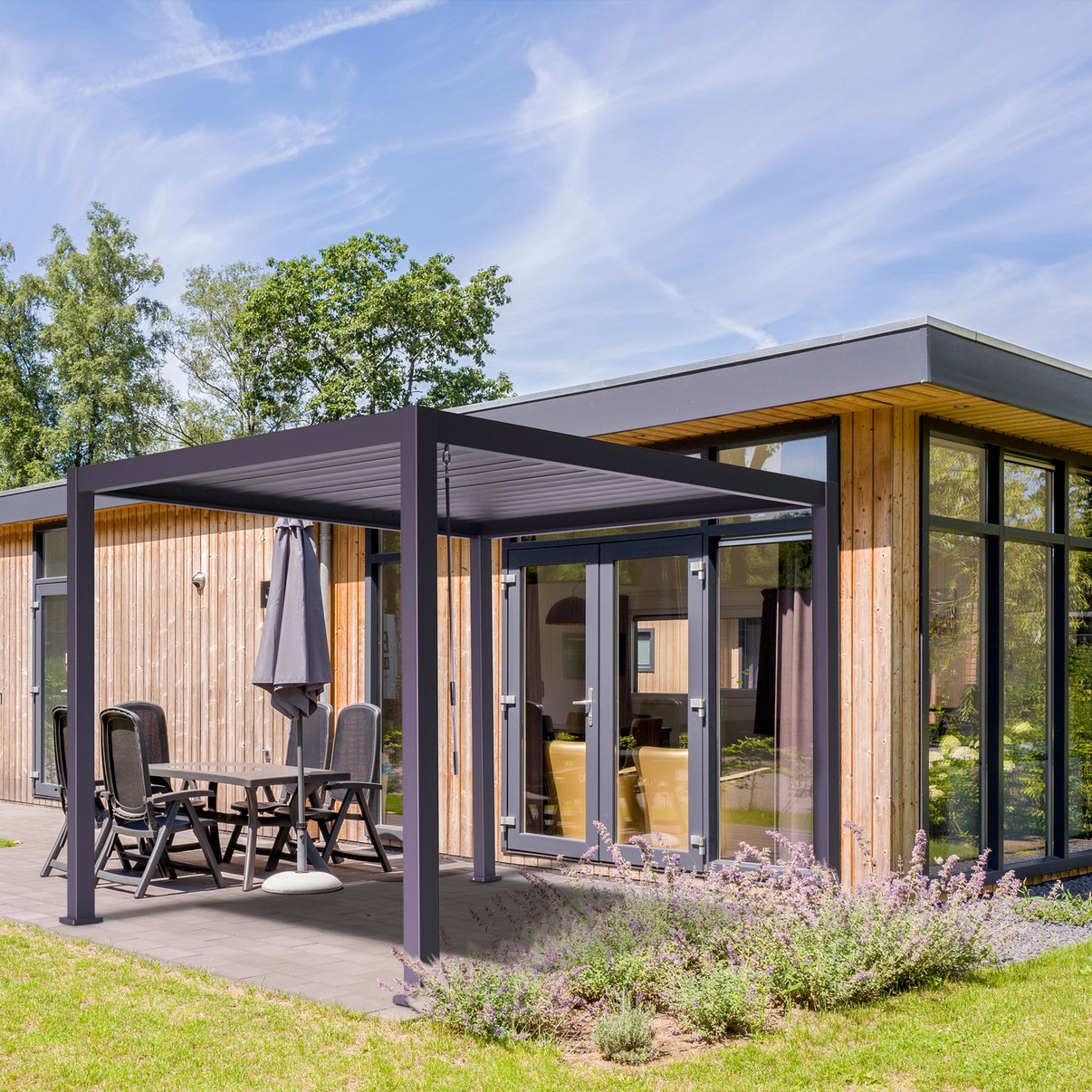 SORARA Mirador 111S Louvered Pergola Aluminum Gazebo with Adjustable R – SORARA Outdoor Living USA